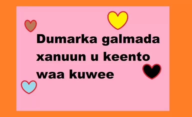 Dumarka Galmada Xanuun U Keento Waa Kuwee | Daruur